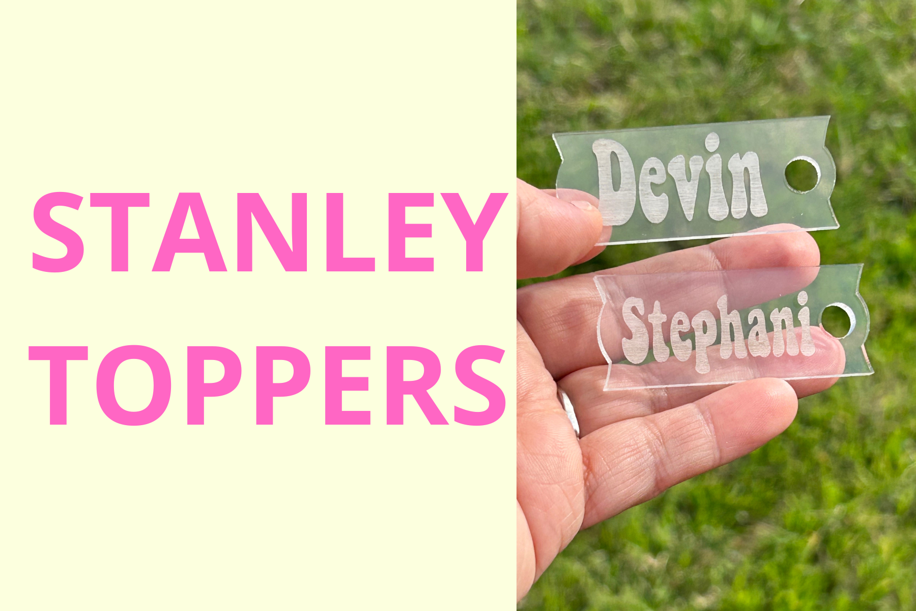 Custom Acrylic Nameplate – Trevino Designs
